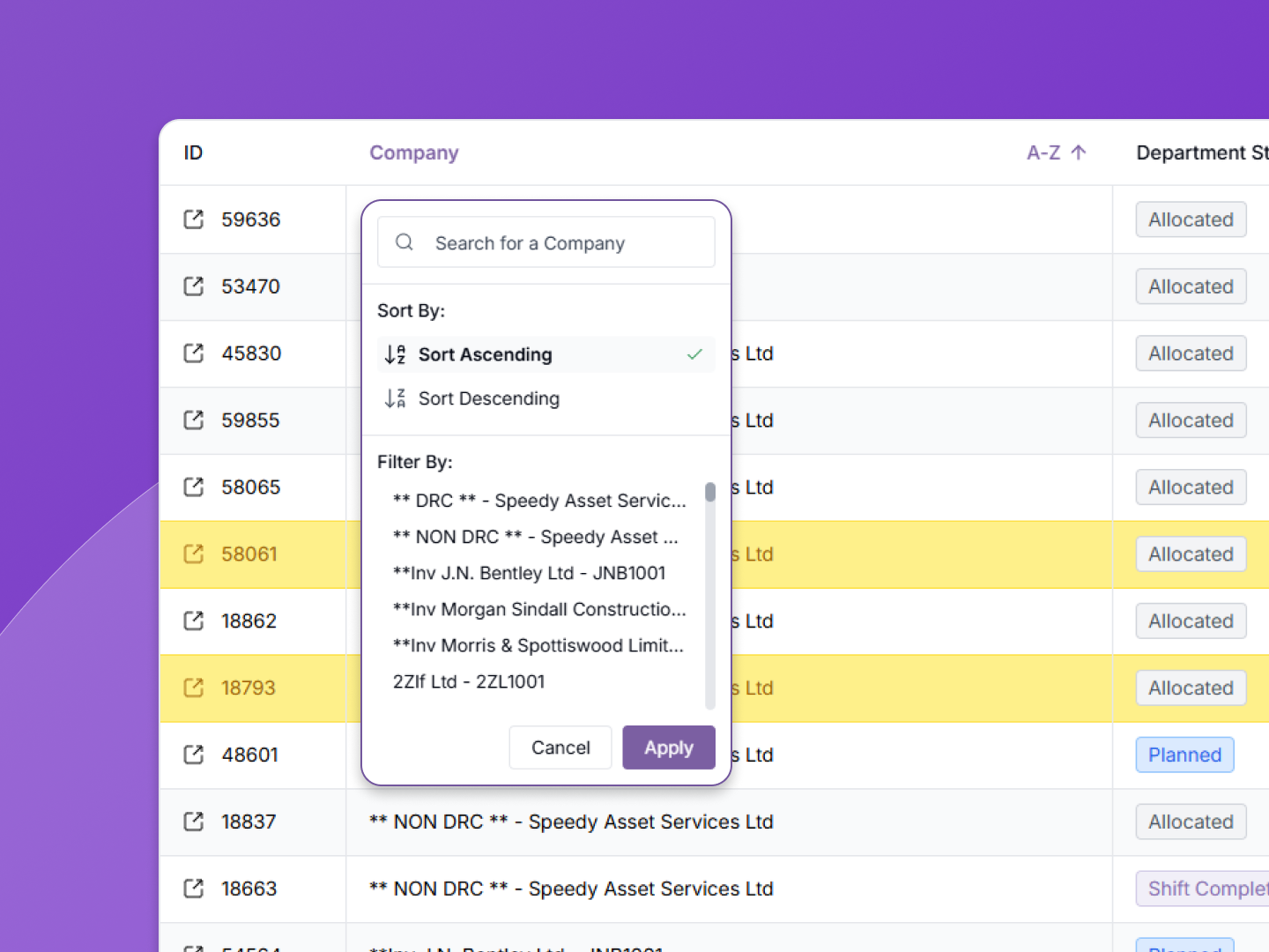 Works Management | Teamleaf